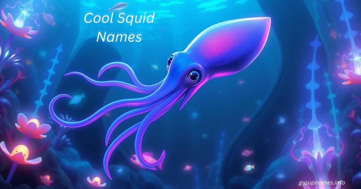 380 Cool and Catchy Squid Names [Unique Ideas]