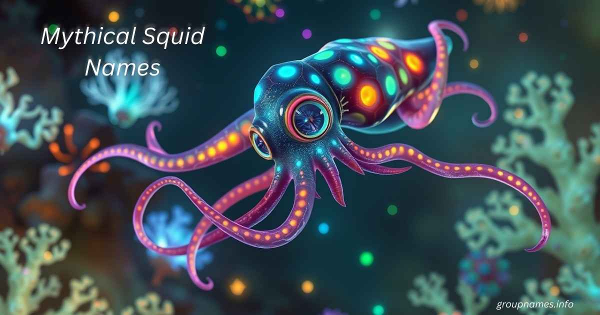380 Cool and Catchy Squid Names [Unique Ideas]