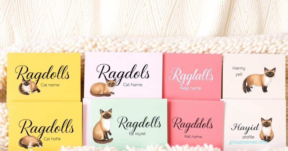 400+ Cute and Best Ragdoll Names with Meanings