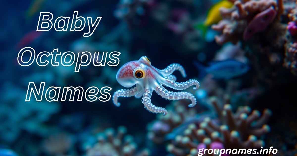 140+ Catchy, Popular & Cute Octopus Names