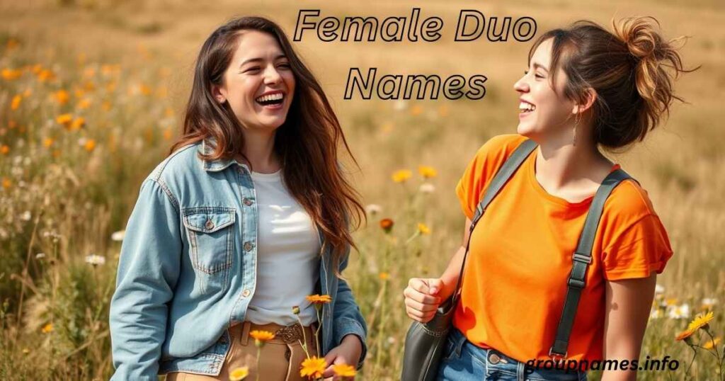 560+ Adorable Female Duo Names For Twins & Girl Groups - Group Names