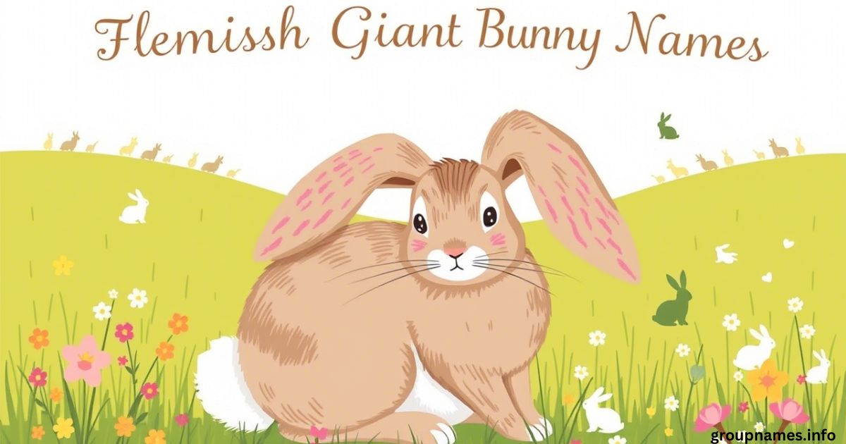 300+ Cutest Flemish Giant Names & Generator