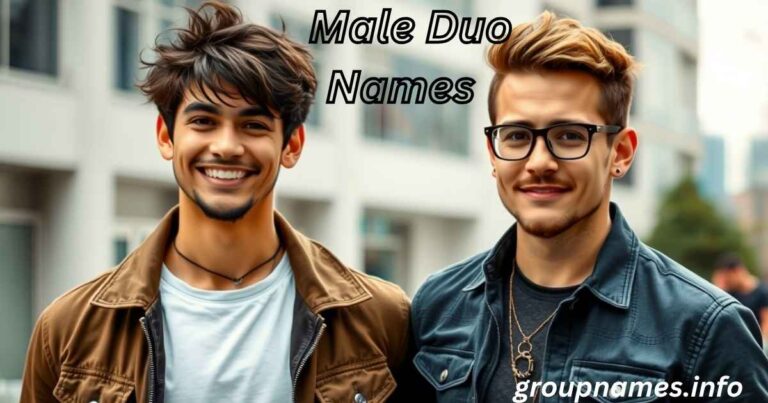 960 Unique Male Duo Names For All Contexts - Group Names